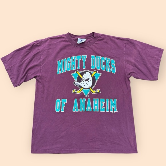 Logo Athletic | Shirts | Vintage Mighty Ducks Of Anaheim T Shirt 99s ...